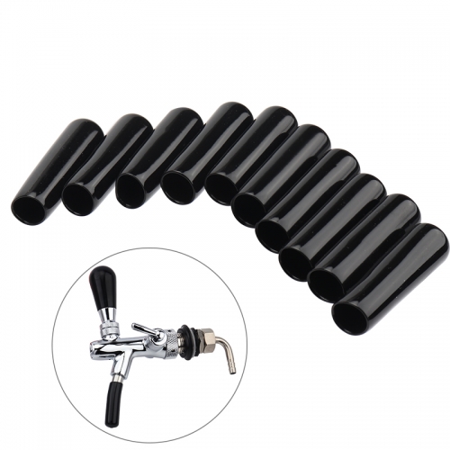 HB-BTP16 Draft Beer Tap Cover Black plastic Soother Bartending Faucet ...