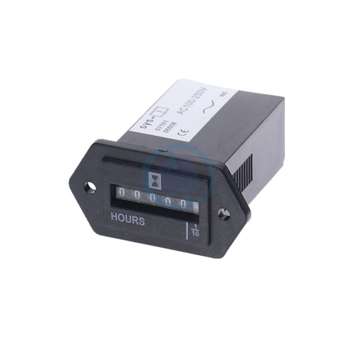 MC-SYS1 AC100-250V 6 Digits Hour Meter Complete Sealed Quartz Timer Counter 0.1H-9999.9H,Counter