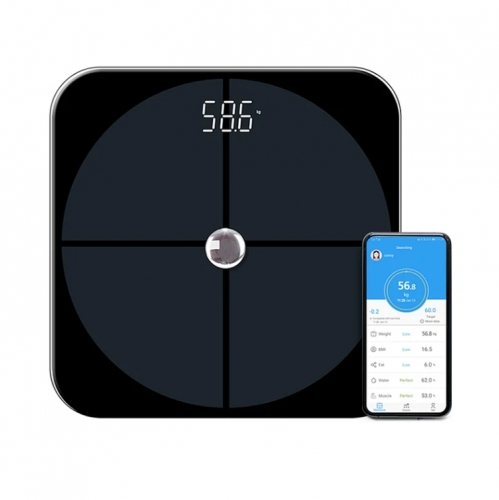 ITO Coating Glass Digital Weight Measuring BMI Balance 180Kg Electronic ...