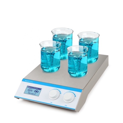 Laboratory 4 Station Magnetic Stirrer SS316 Corrosion Resistance 1000ml ...