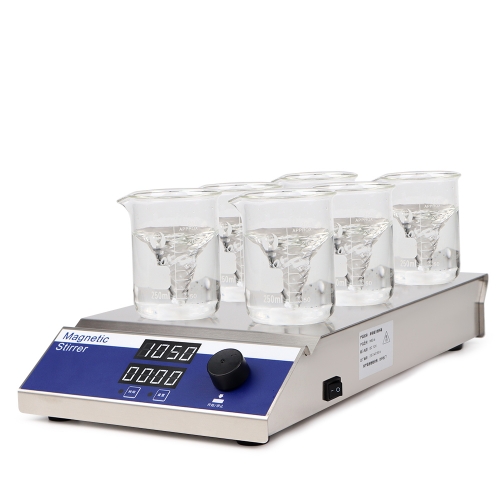 Laboratory Multi position HotPlate Magnetic Stirrer with plates ...