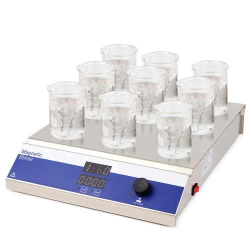 Multi-station magnetic stirrer for laboratory use 500ML*9 magnetic ...