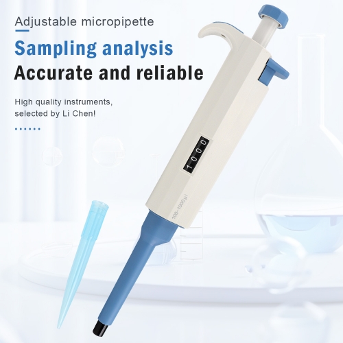 New 100-1000UL Laboratory Adjustable Pipettes Single-Channel Manual ...